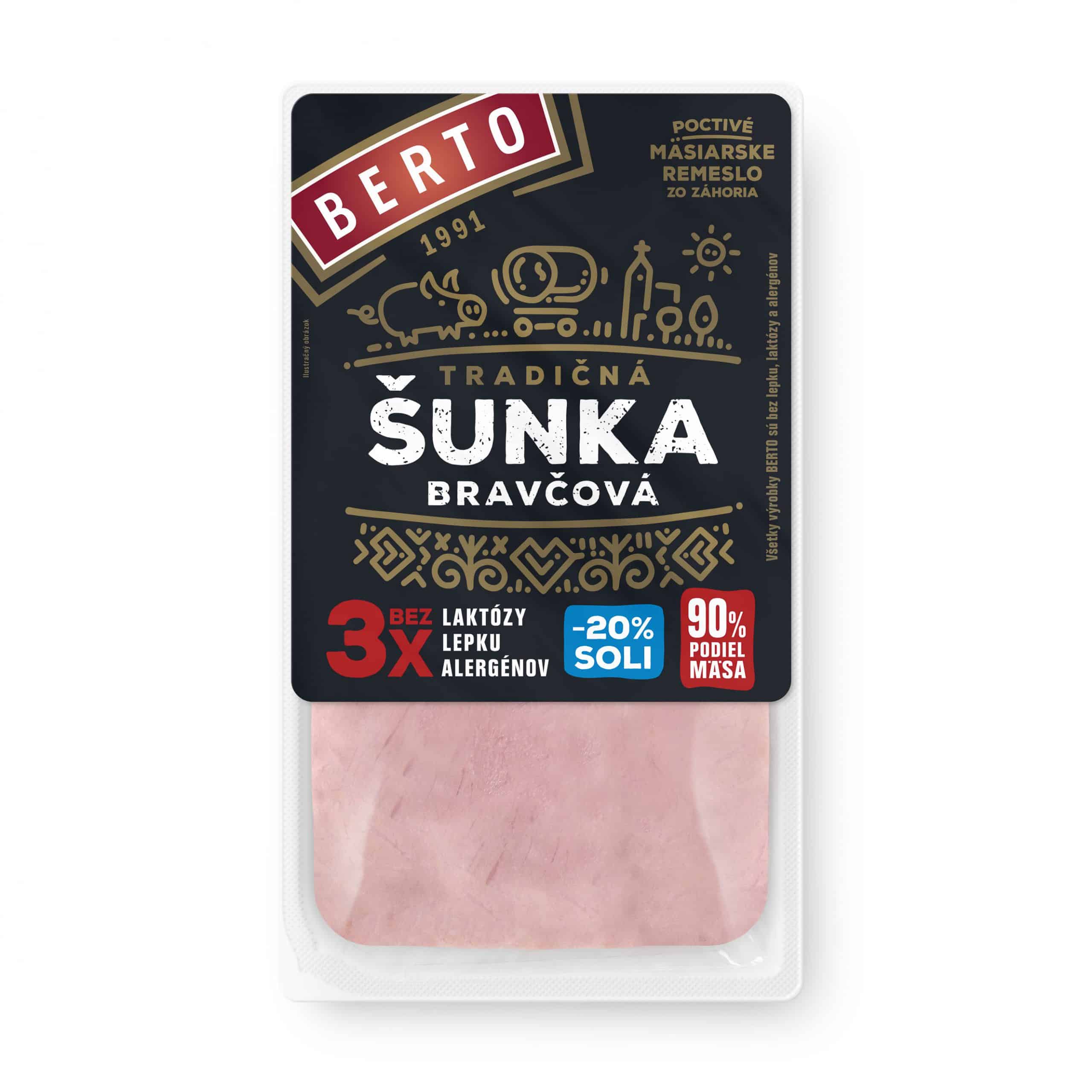 Tradičná Berto šunka bravčová - BERTO